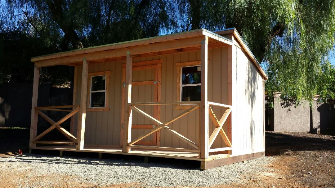 Western Porches in Southern California | Quality Sheds