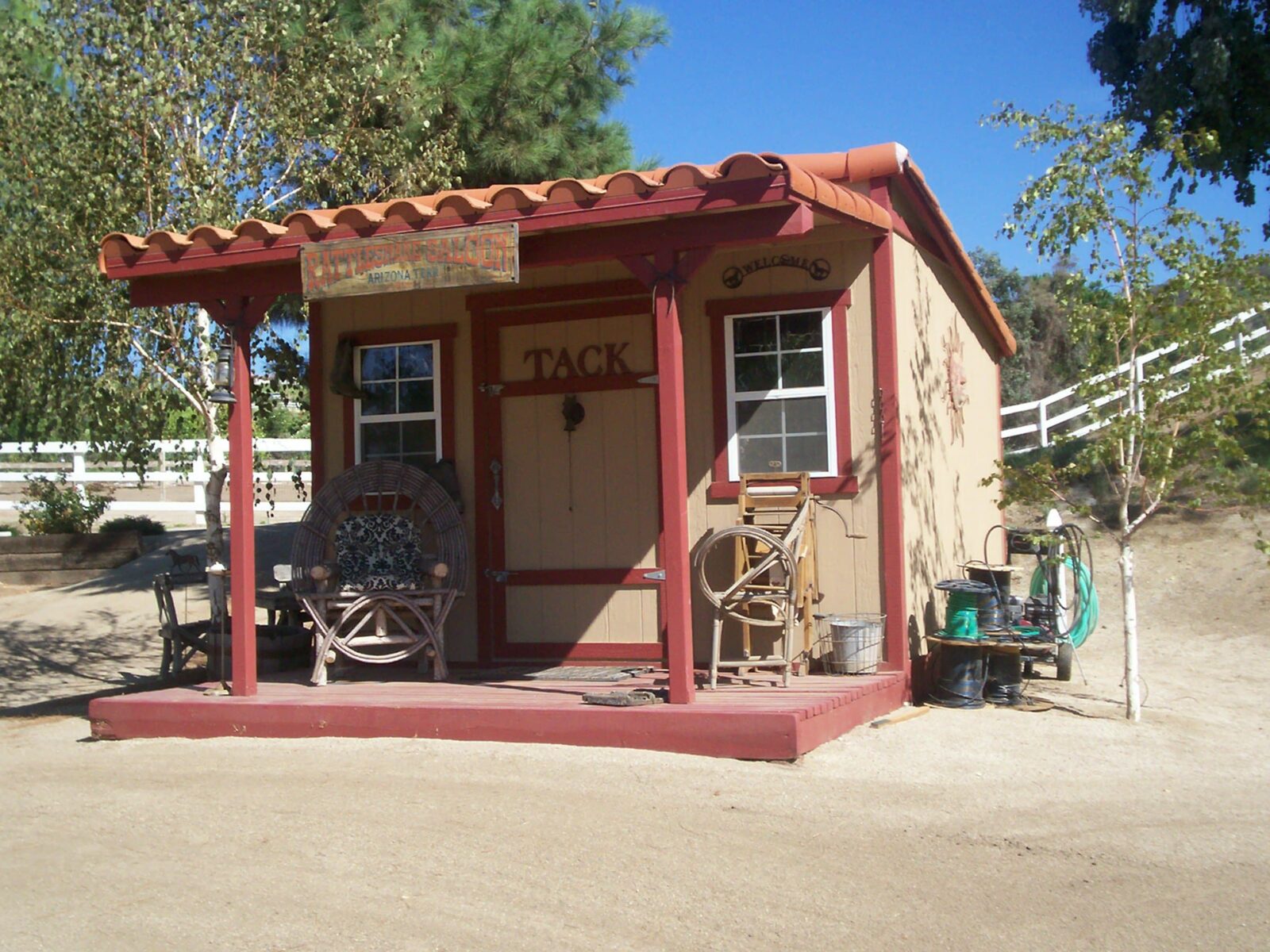 Western Porches in Southern California | Quality Sheds